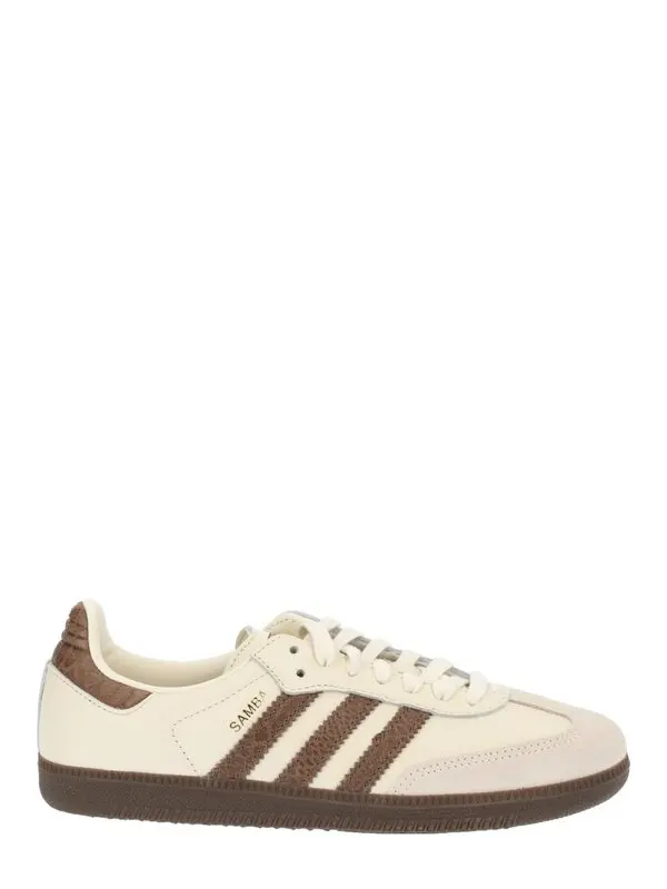 ADIDAS ORIGINALS Leather Samba Og Sneakers - Beige