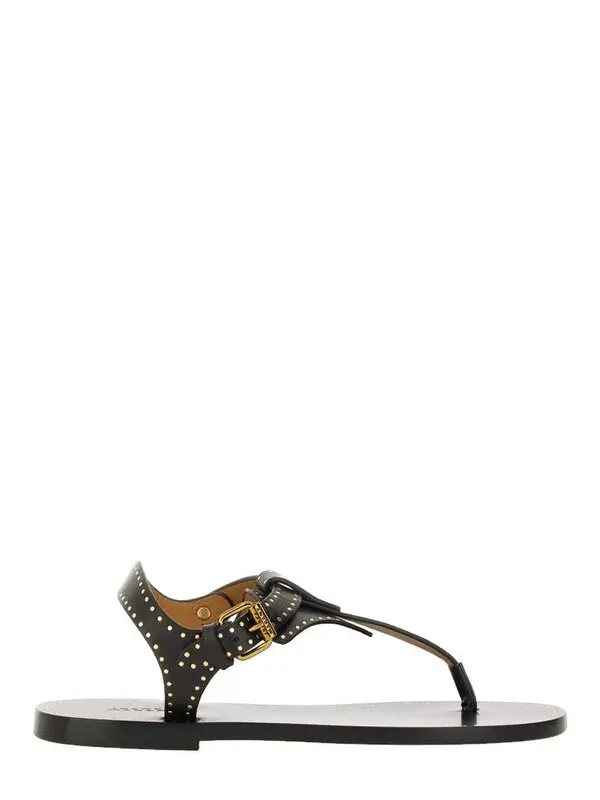 Isabel Marant Étoile Jooni Flat Sandals - Black