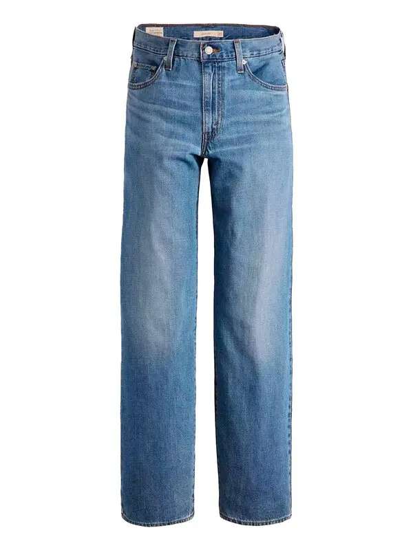 LEVI'S High-rise Straight Leg Jeans - Heavy Check
