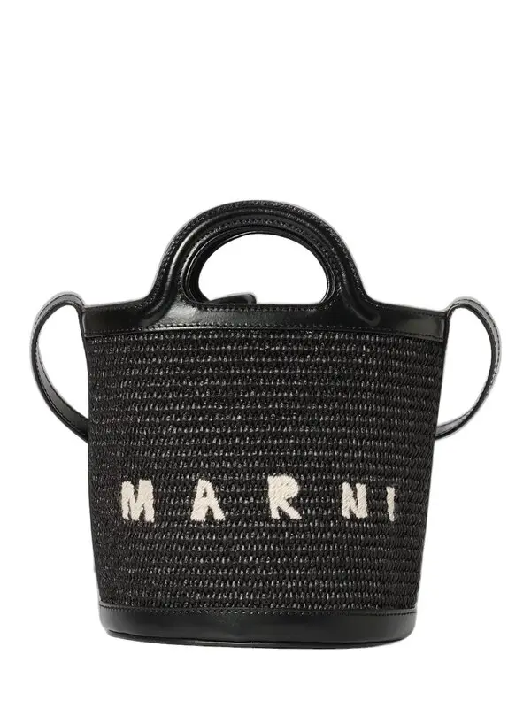 Marni Small Tropicalia Bucket Bag - Black