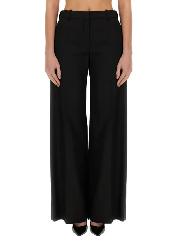 Nina Ricci Tailored Wool Trousers - Black