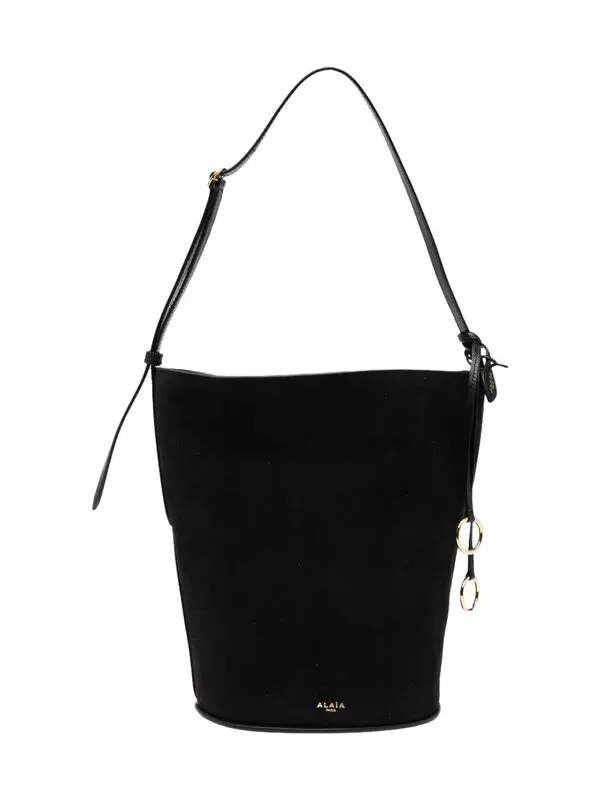 Alaïa Mini Bucket Shoulder Bag - Noir