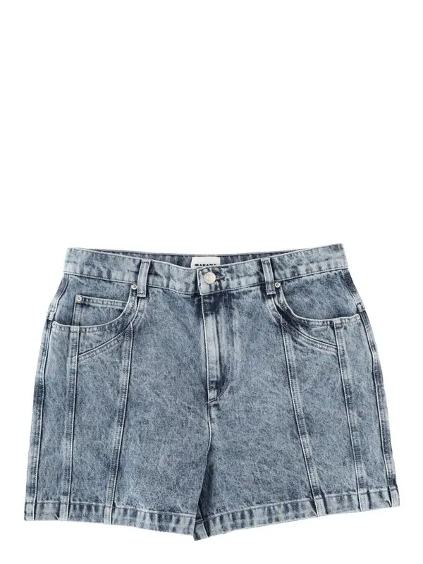 MARANT ETOILE Joely Mini Shorts - Denim