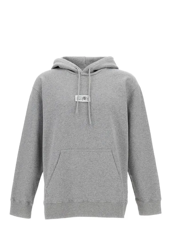 MAISON MARGIELA Lightweight Jersey Hoodie - Lightgrey