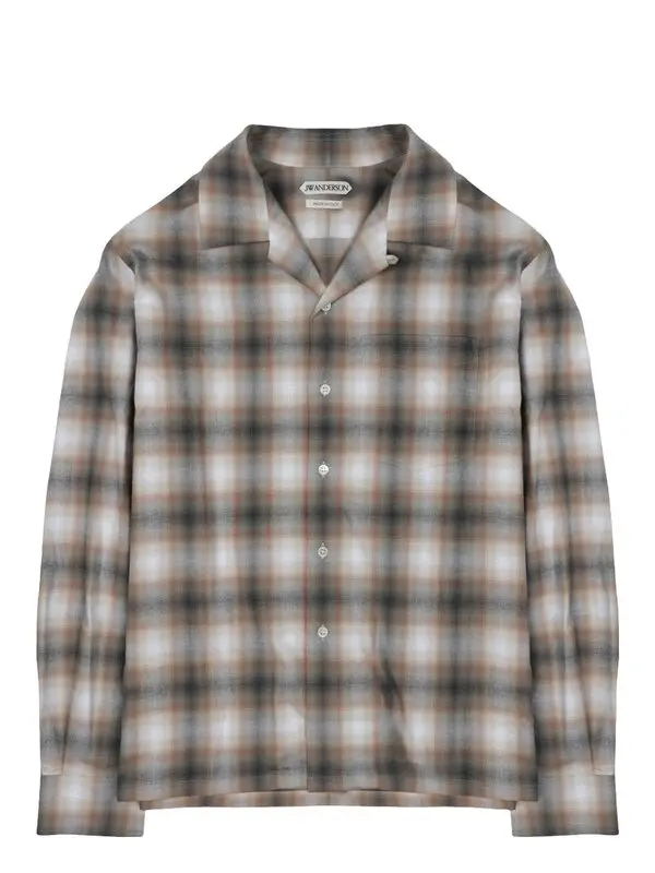 JW Anderson Stylish Check Print Shirt For - Multicolour