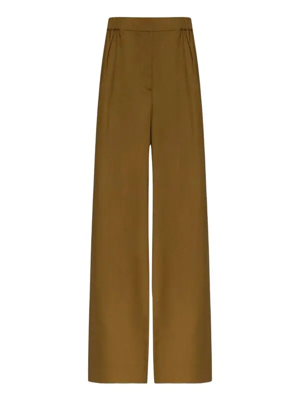 Max Mara Wide Leg Trousers - Kaki