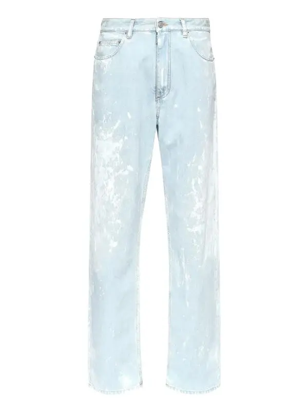 MAISON MARGIELA 5-pocket Paint Splatter Jeans - Lightblue
