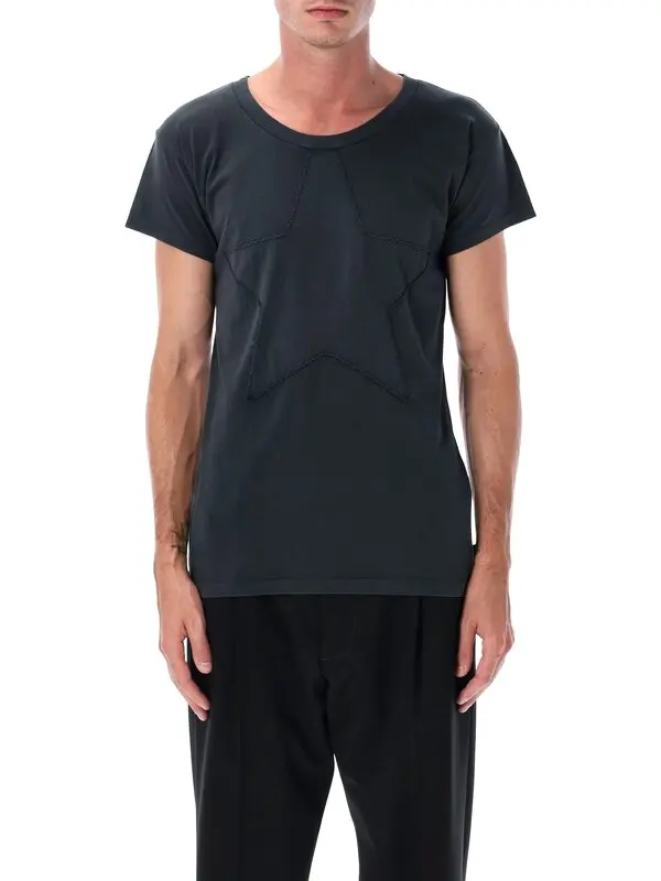 MAISON MARGIELA Fitted Star-motif T-shirt - Black