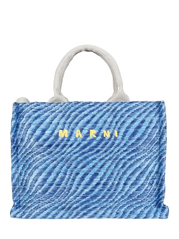 Marni Mini Basket Handbag - Blu