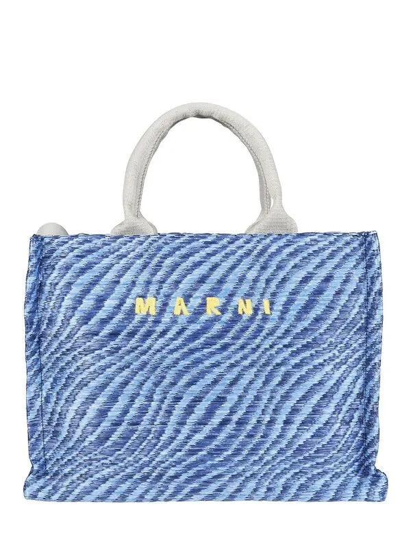 Marni Mini Basket Handbag - Blu