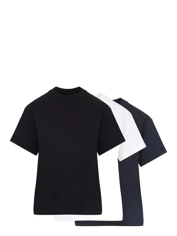 JIL SANDER Paint-inspired Cotton T-shirt - Multicolour