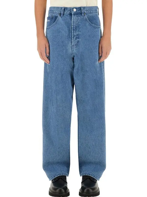 Obey Bigwig Baggy Fit Jeans - Blue