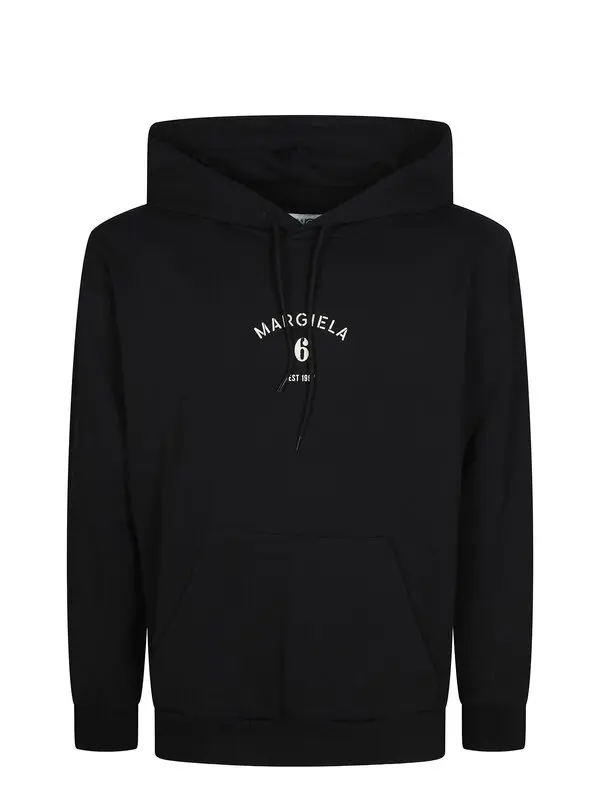 MAISON MARGIELA Mini Sweatshirt With Logo - Nero