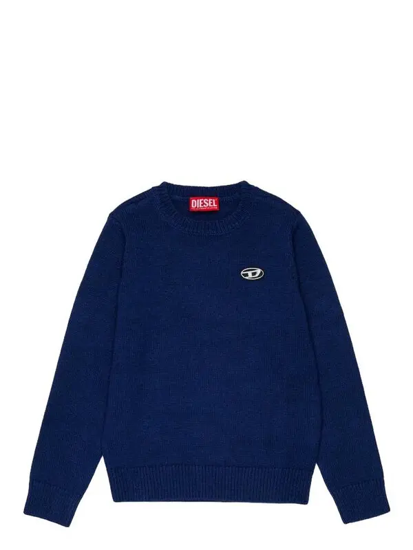 DIESEL® Youth Chic Crew Neck Pullover Sweater - Multicolour