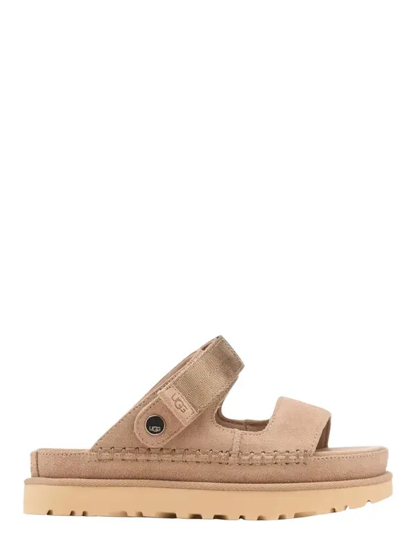 UGG Chic Leather Slingback Sandals - Beige