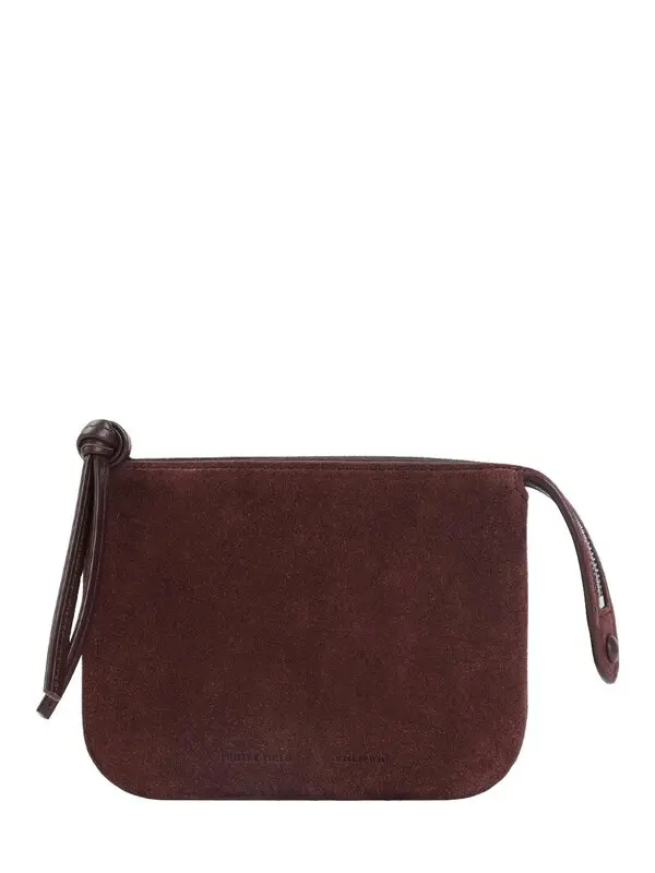 Phoebe Philo Suede Pocket Gig Bag - Red