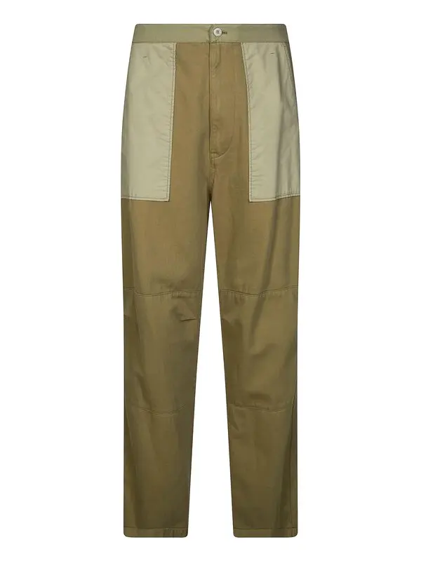 MAISON MARGIELA Trousers With Contrast Pockets - Beige