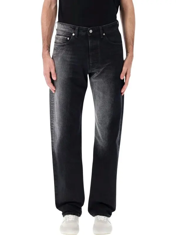 MAISON MARGIELA Straight-leg Jeans In Faded Wash - Black