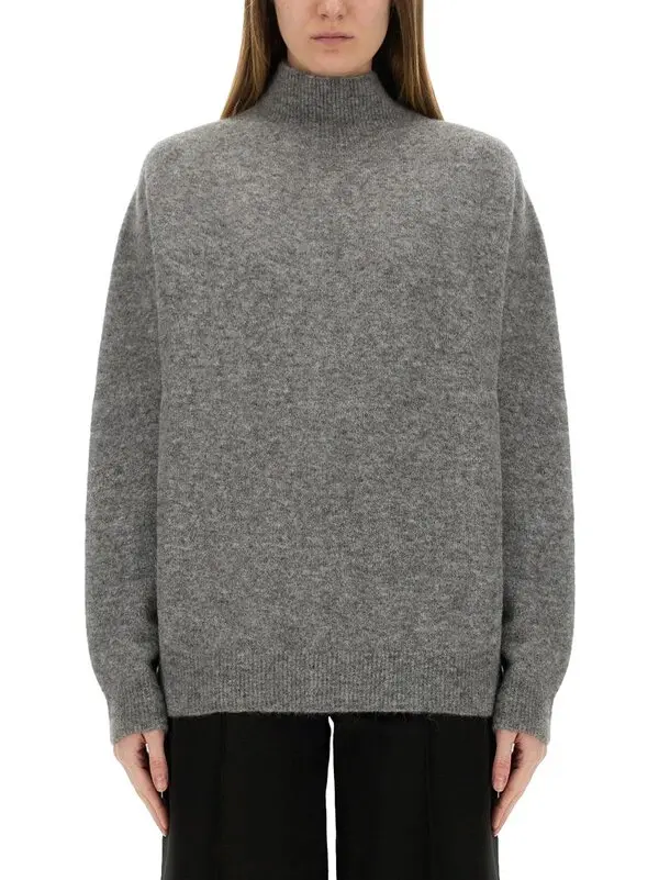 ALYSI Turtleneck Sweater - Grey