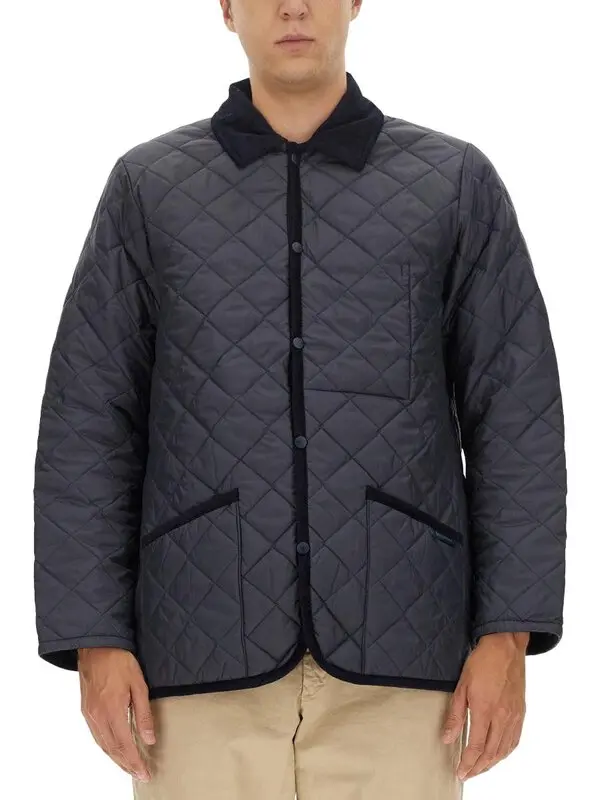 LAVENHAM Quilted Collared Jacket - Blue