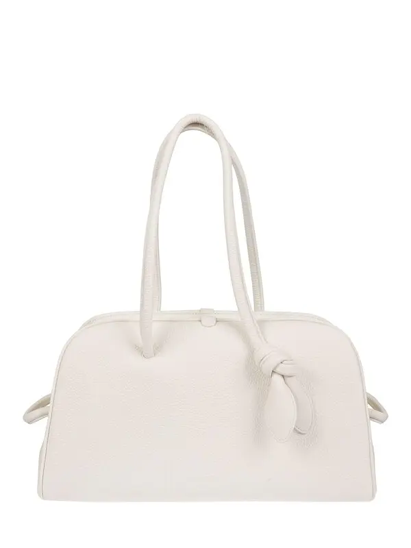 Jacquemus The Turismo Small Soft Bowling Bag - Ivory