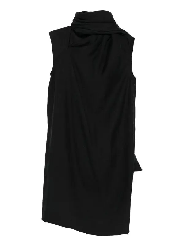 TOTEME Midi Dress With Scarf Detail - Black