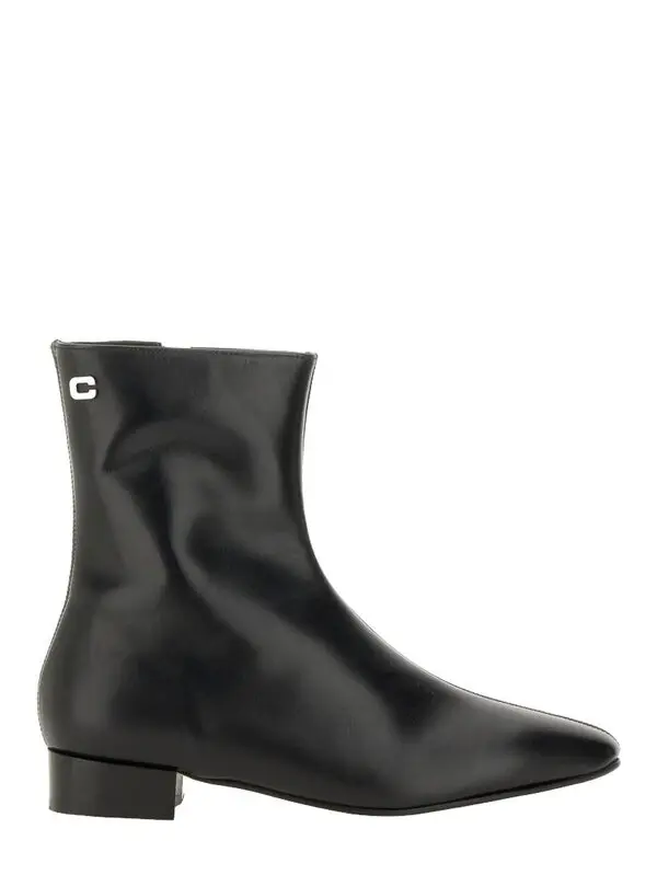 CAREL 20mm Aiglon Leather Ankle Boots - Black