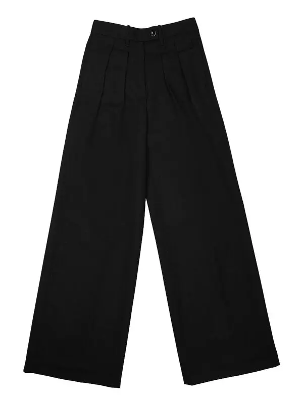 NINE:INTHE:MORNING Wide Leg Trousers - Black