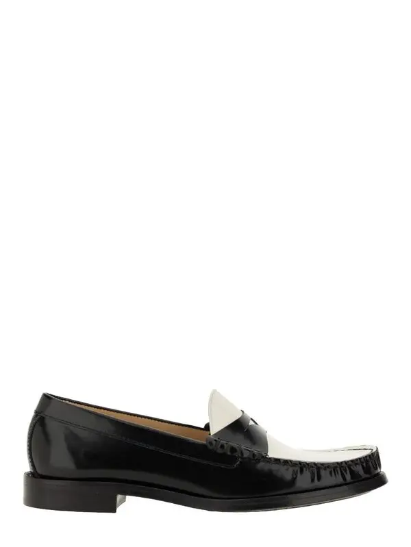 STUART WEITZMAN Glossy Leather Loafers - Multicolour