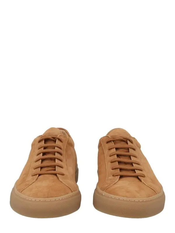 COMMON PROJECTS Achilles Premium Suede Sneakers - Buff