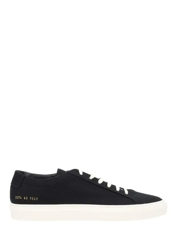 COMMON PROJECTS Low-top Canvas Sneakers - Black