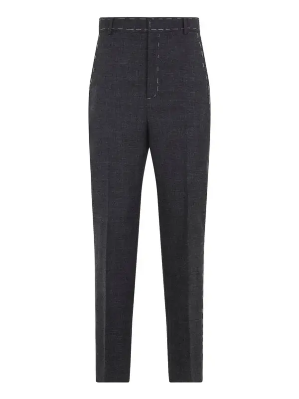 Moschino Fw25 Wool Pants - Grey