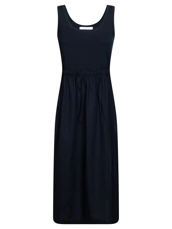 Alpha Studio Drawstring Maxi Dress - Blu