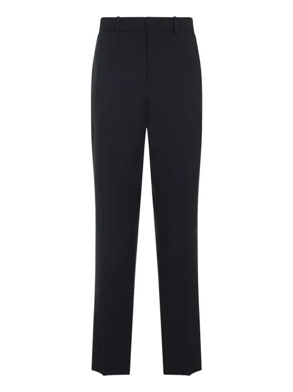 JIL SANDER Lightweight Wool Gabardine Trousers - Blue