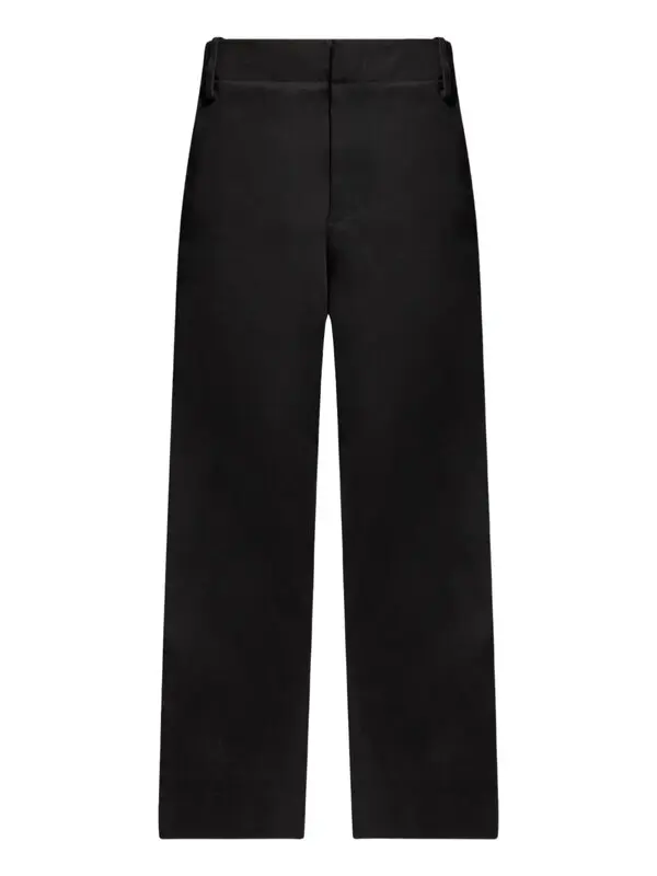 Jacquemus Mid-rise Straight-leg Trousers - Black