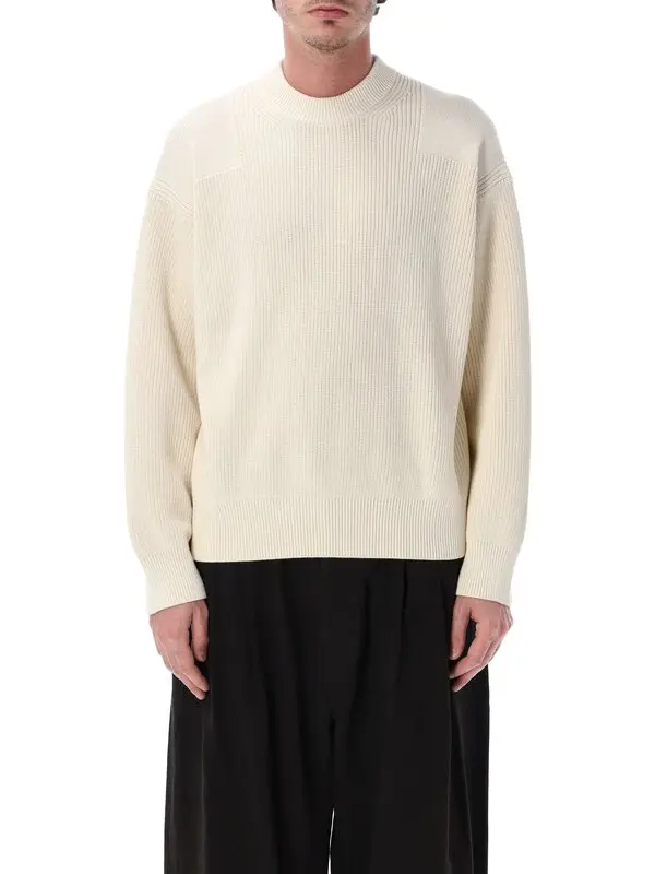 Studio Nicholson Combo Knit" Sweater - Parchment