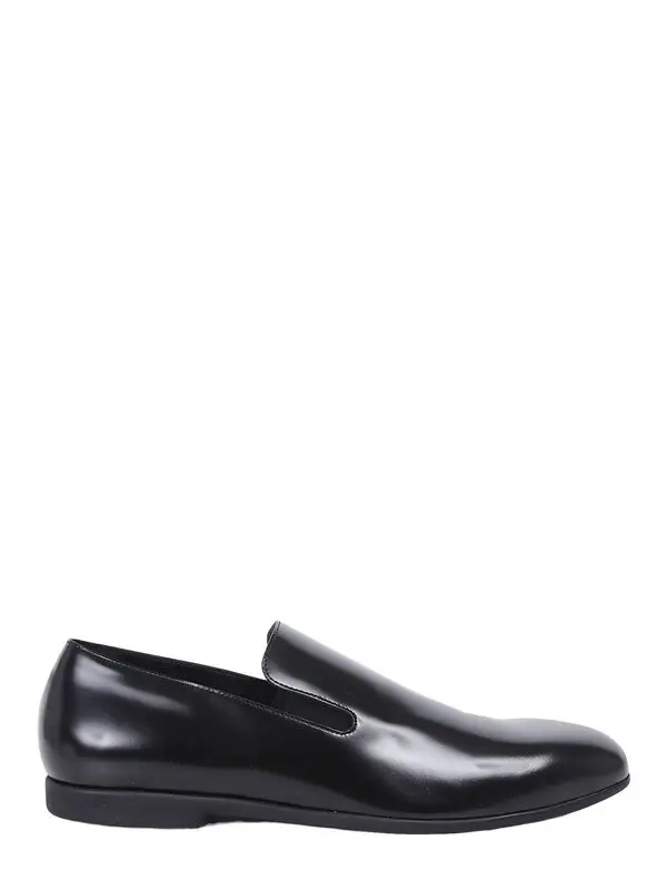 JIL SANDER Classic Leather Loafer - Black