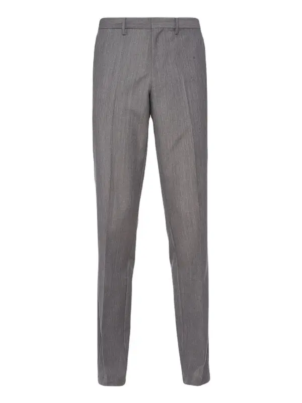 Prada Mohair And Silk Tailored Pants - Grigio