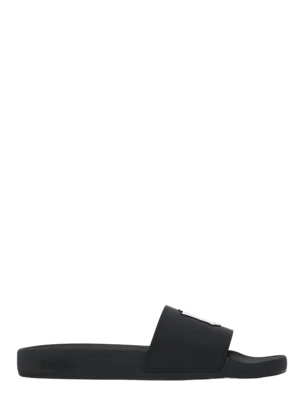 Amiri Rubber Slip-on Sandals - Nero