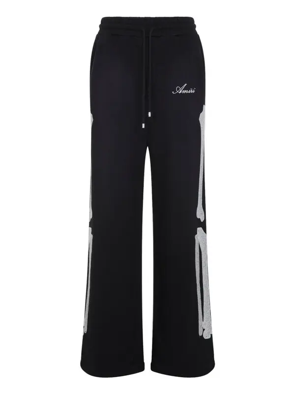 Amiri Bones Oversized Sweatpants - Black