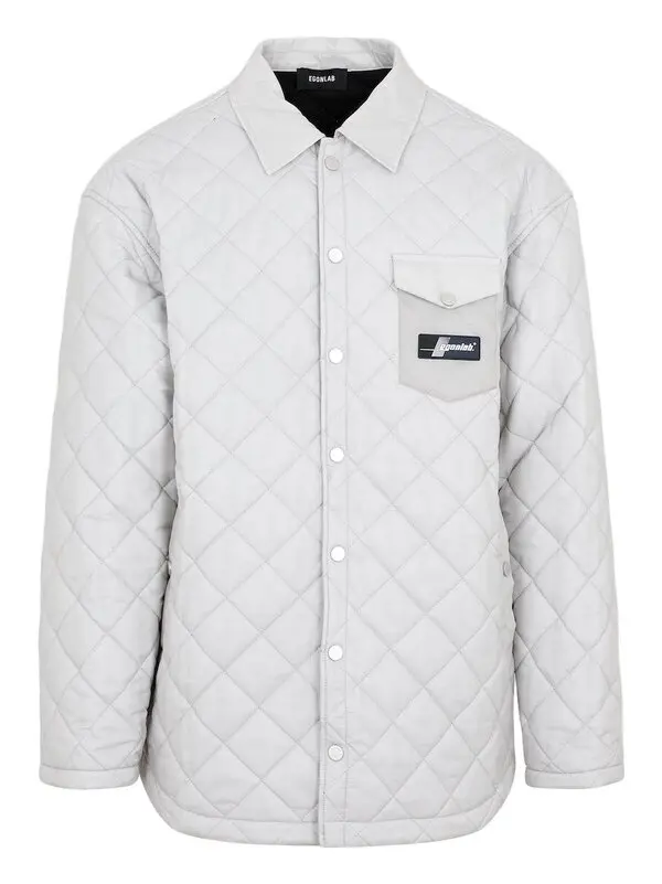 EGONLAB Quilted Shirt - Grey