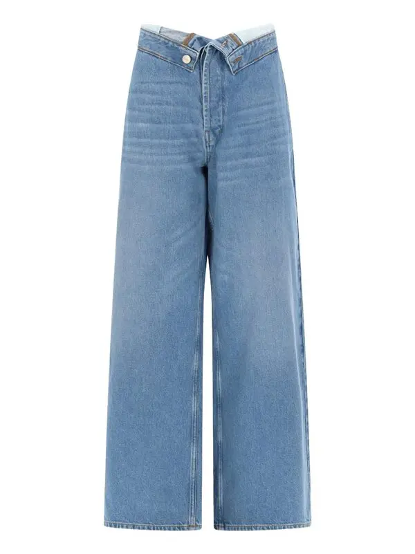 AMISH SUPPLIES Wide-leg Jeans - Denim