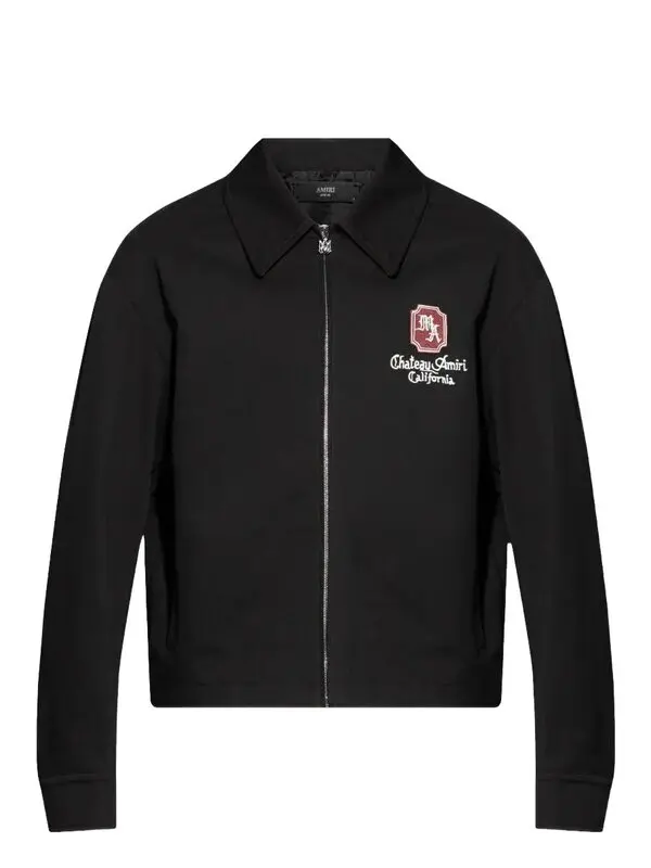 Amiri Chateau Statement Zip-up Jacket - Black