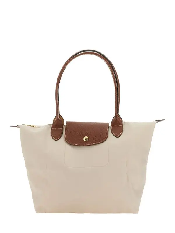 Longchamp Foldable Shoulder Bag - White