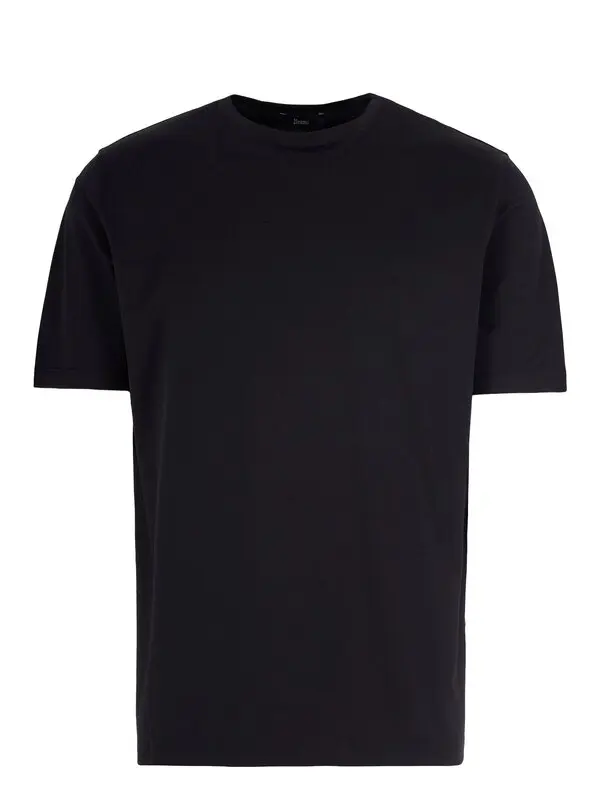 Herno Classic Fit Casual T-shirt For - Nero
