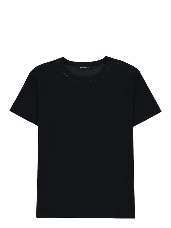 Fabiana Filippi Cotton T-shirt - Blue