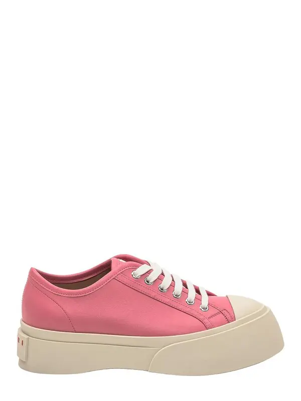 Marni Elegant Leather Sneakers - Rosa