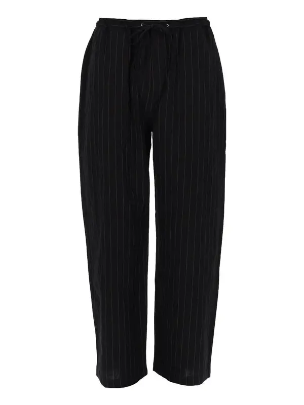 Studio Nicholson Tailored Pin Stripe Trousers - Black