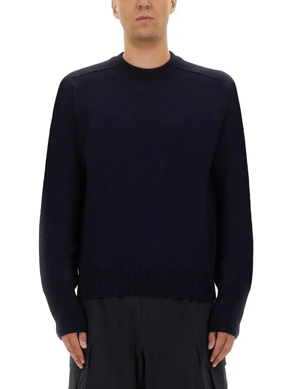 Studio Nicholson Extrafine Merino Wool Crew Neck Sweater - Blue