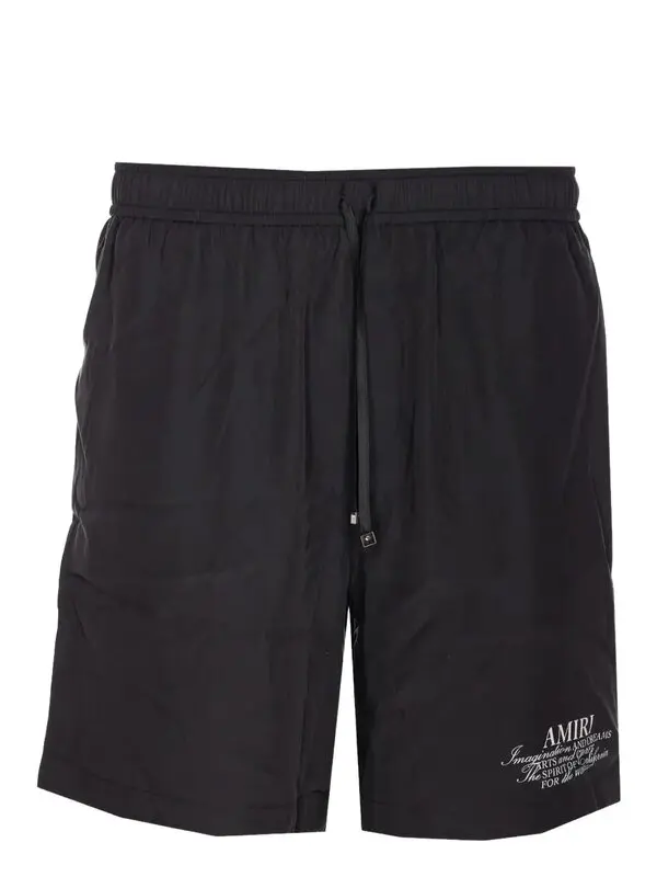 Amiri Spirit Mini Shorts - Black